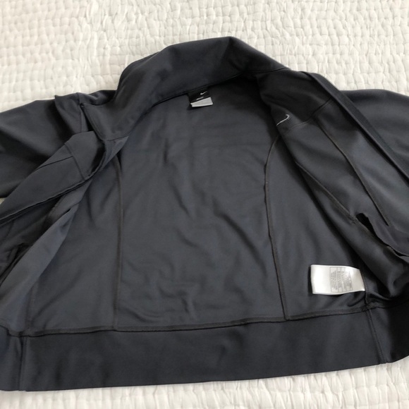 Nike | Jackets & Coats | Vintage Nike Charcoal Grey Bomber Track Jacket ...